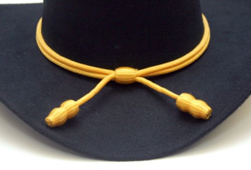 Cordon Cavalerie Jaune - Adaptable sur tous les chapeaux